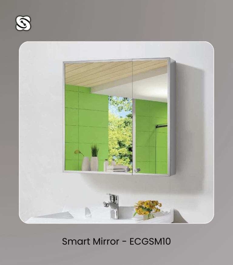 Smart Mirror - ECGSM10 - Echo Machine Glass & Aluminium