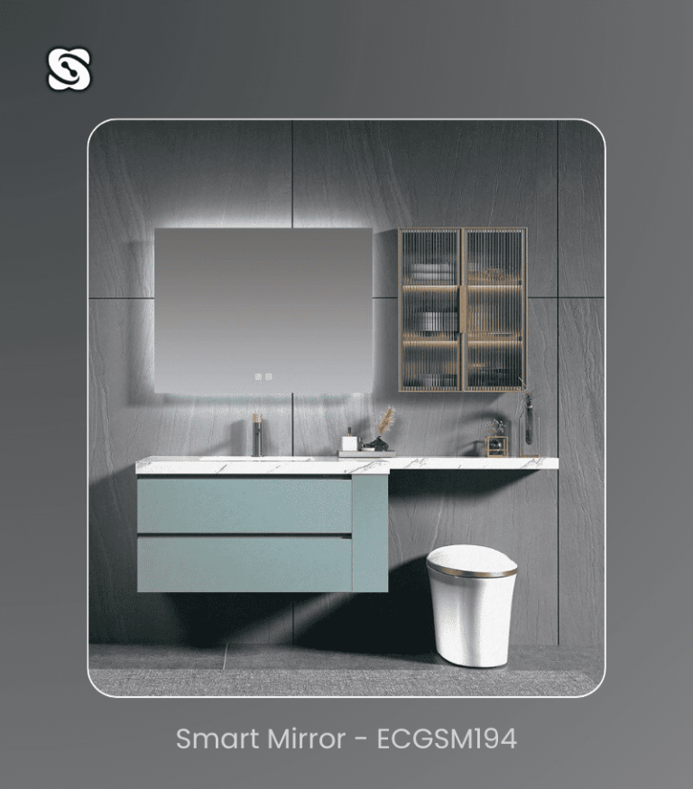 Smart Mirror - ECGSM194 - Echo Machine Glass & Aluminium