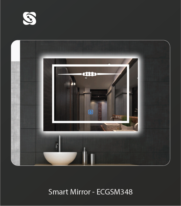 Smart Mirror - ECGSM348 - Echo Machine Glass & Aluminium