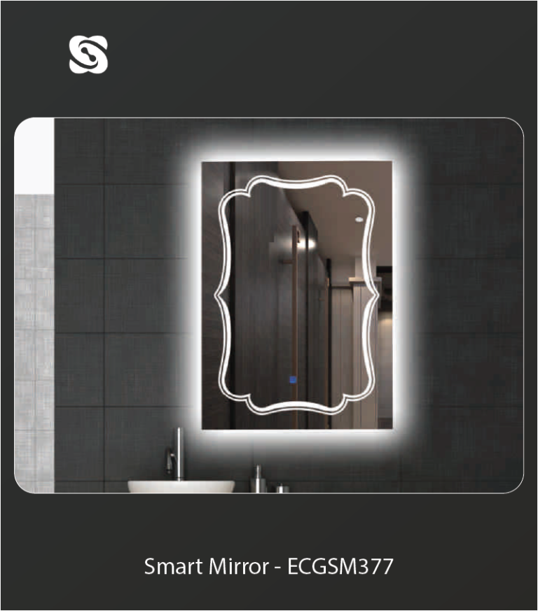 Smart Mirror - ECGSM377 - Echo Machine Glass & Aluminium