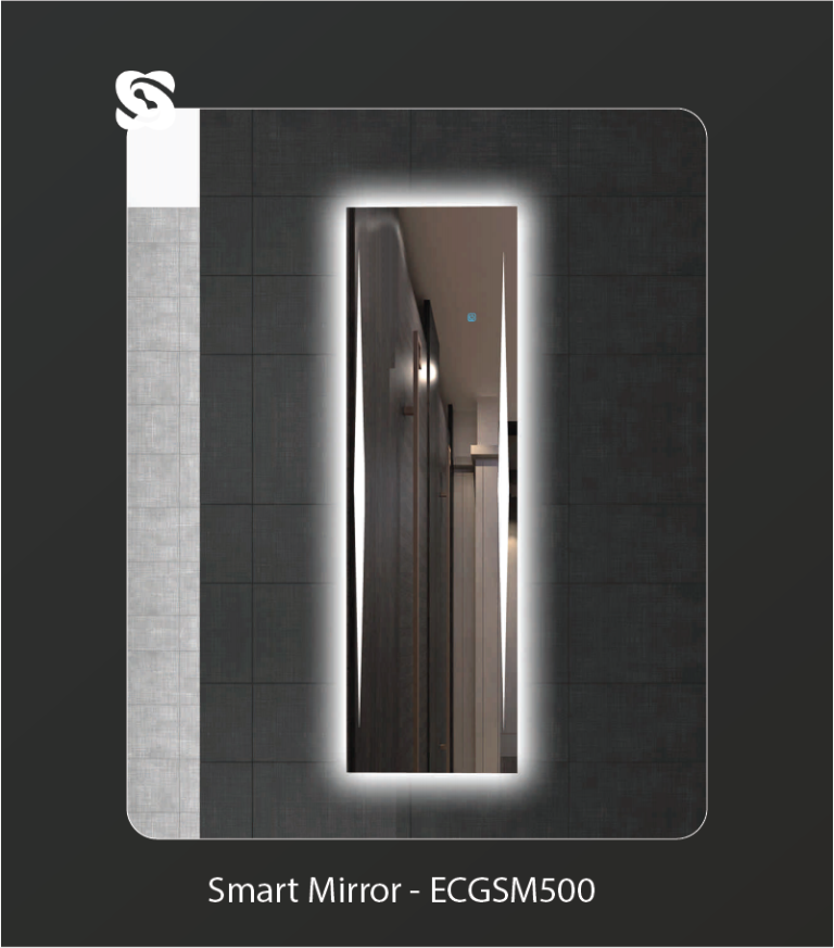Smart Mirror - ECGSM500 - Echo Machine Glass & Aluminium